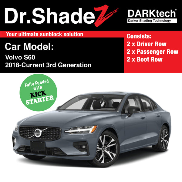 DARKtech Volvo S60 2018-Current 3rd Generation Sweden Luxury Sedan Cus ...